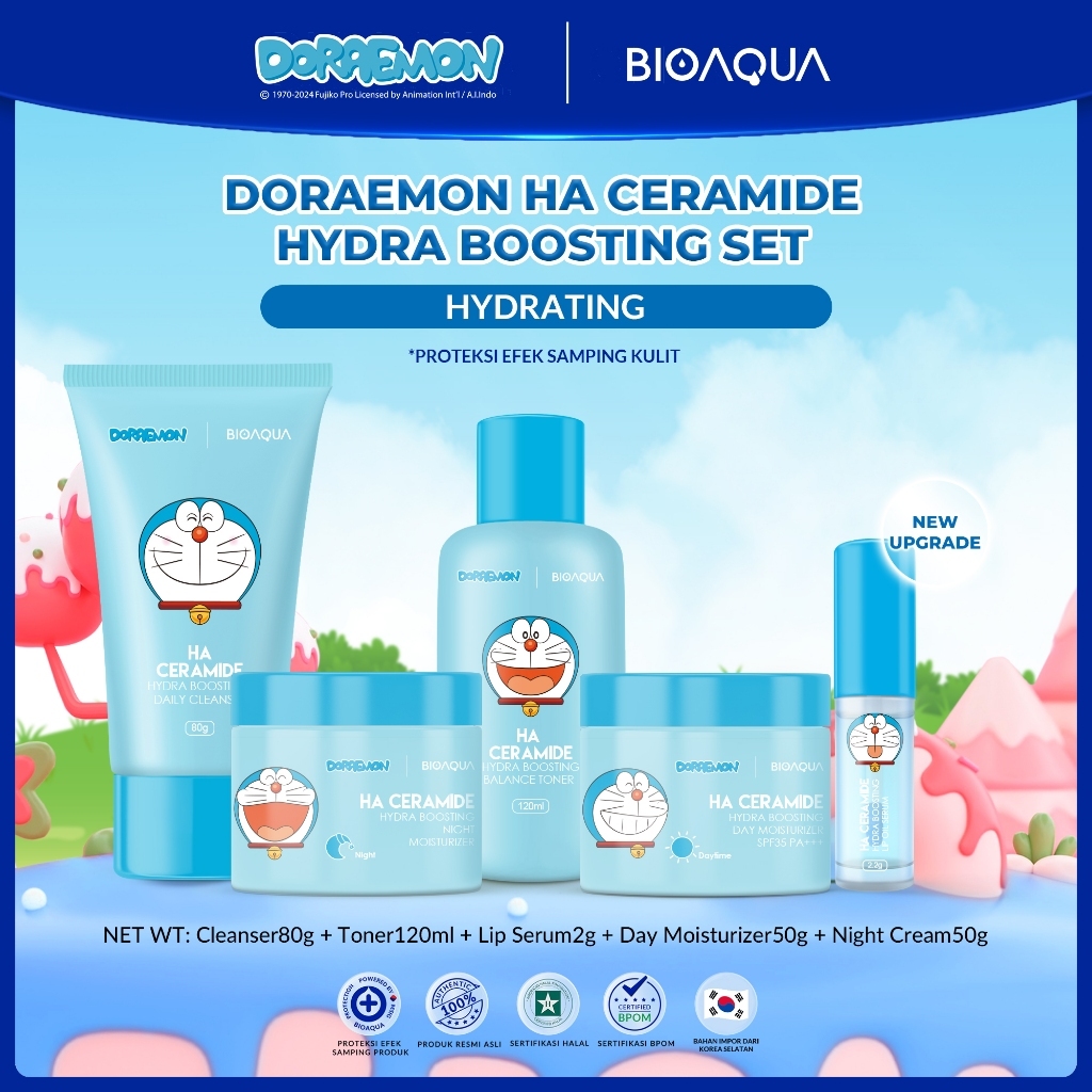Jual Feiyue BIOAQUA x DORAEMON Skincare Set Anak Paket 5pcs(Cleanser ... Jual Feiyue BIOAQUA x DORAEMON Skincare Set Anak Paket 5pcs(Cleanser ...