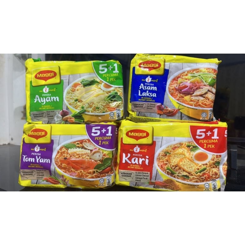 Jual MAGGI mie instan banyak varian ayam, asam laksa, tomyam, kari ...
