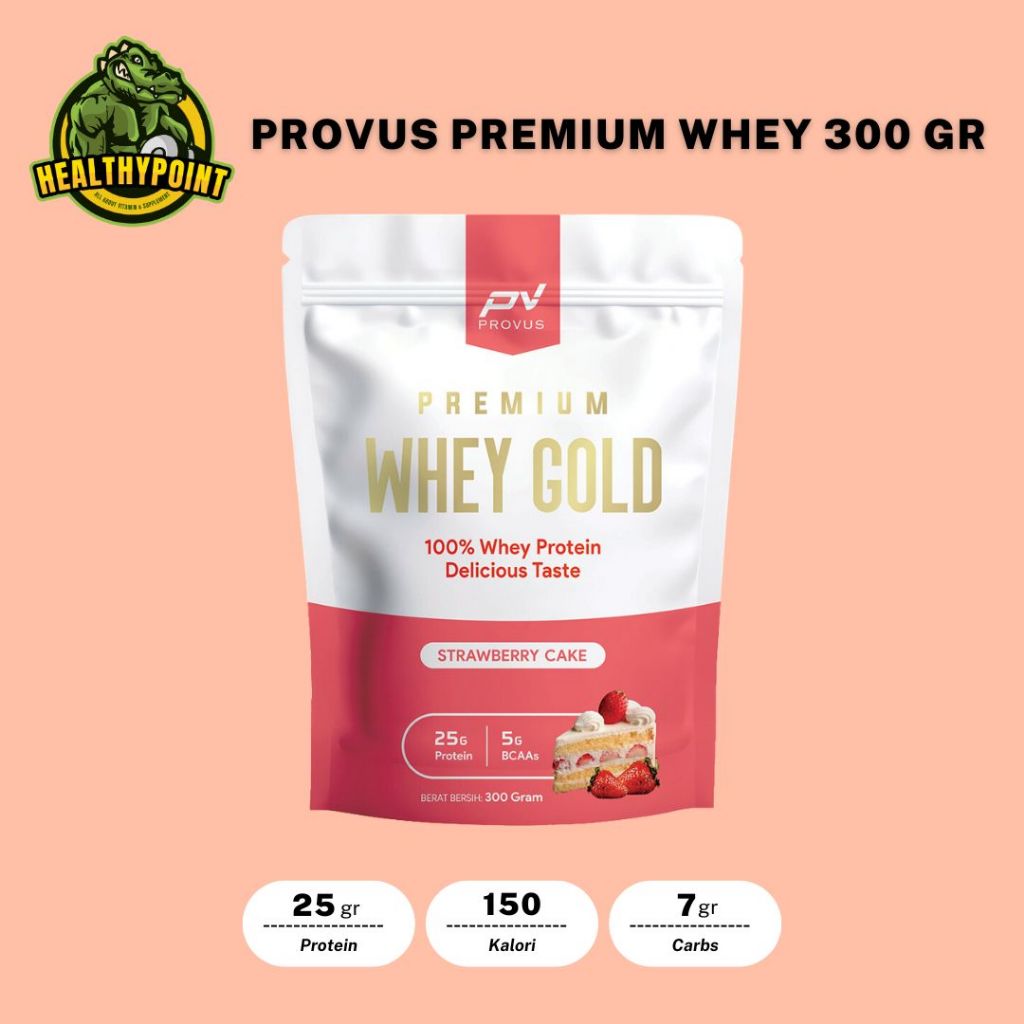 Jual Provus Premium Whey Gold 300 Gram Whey Protein Concentrate ...