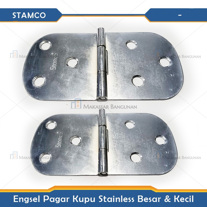 Jual Engsel Pagar STAMCO Model Kupu Stainless Ukuran Besar dan Kecil ...