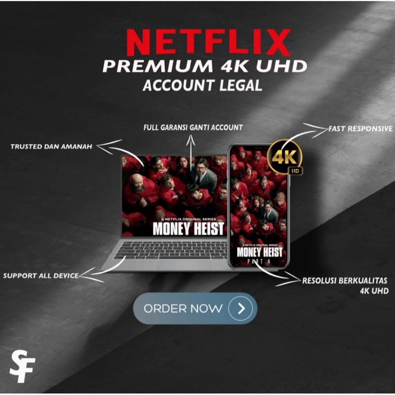 Jual NETFLIXXXX PREMIUM UHD 4K FULL /WARRANTY GARANSI 100% TANPA VPN TRUSTED - AMANAH - AMAN ...