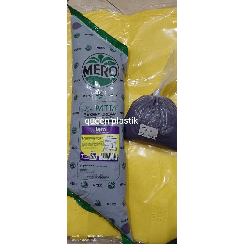 Jual Bakery cream taro lepatta mero selai taro repack 250g | Shopee ...