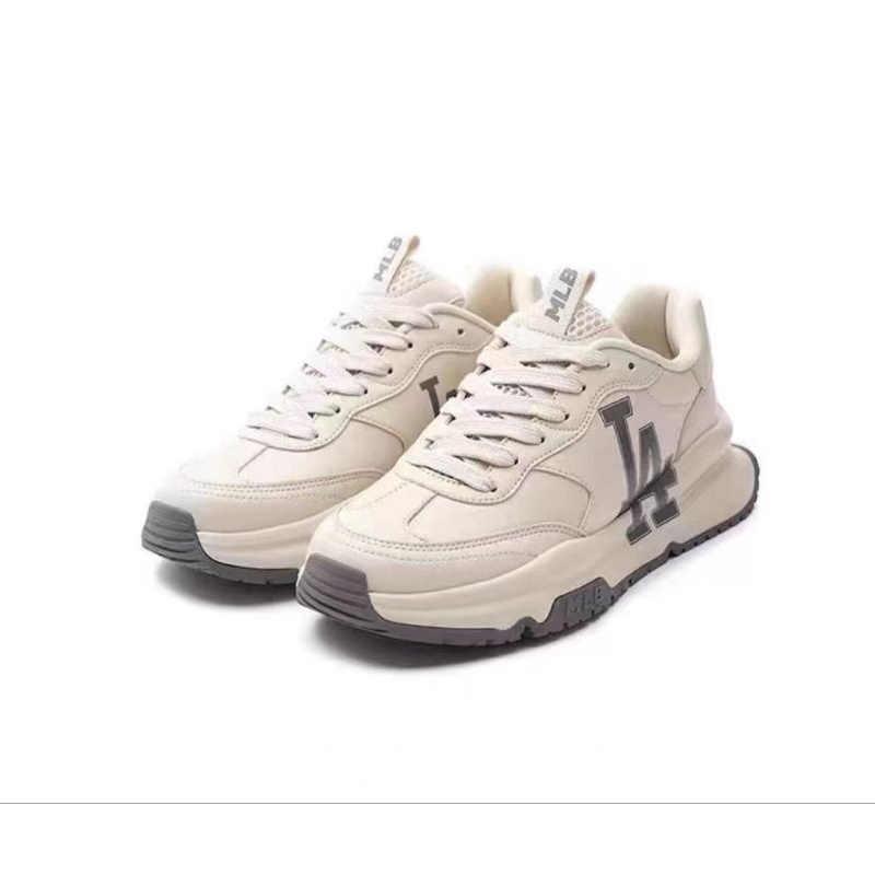 Jual Sepatu MLB Chunky Runner Basic LA Dodgers Ivory / MLB Original ...