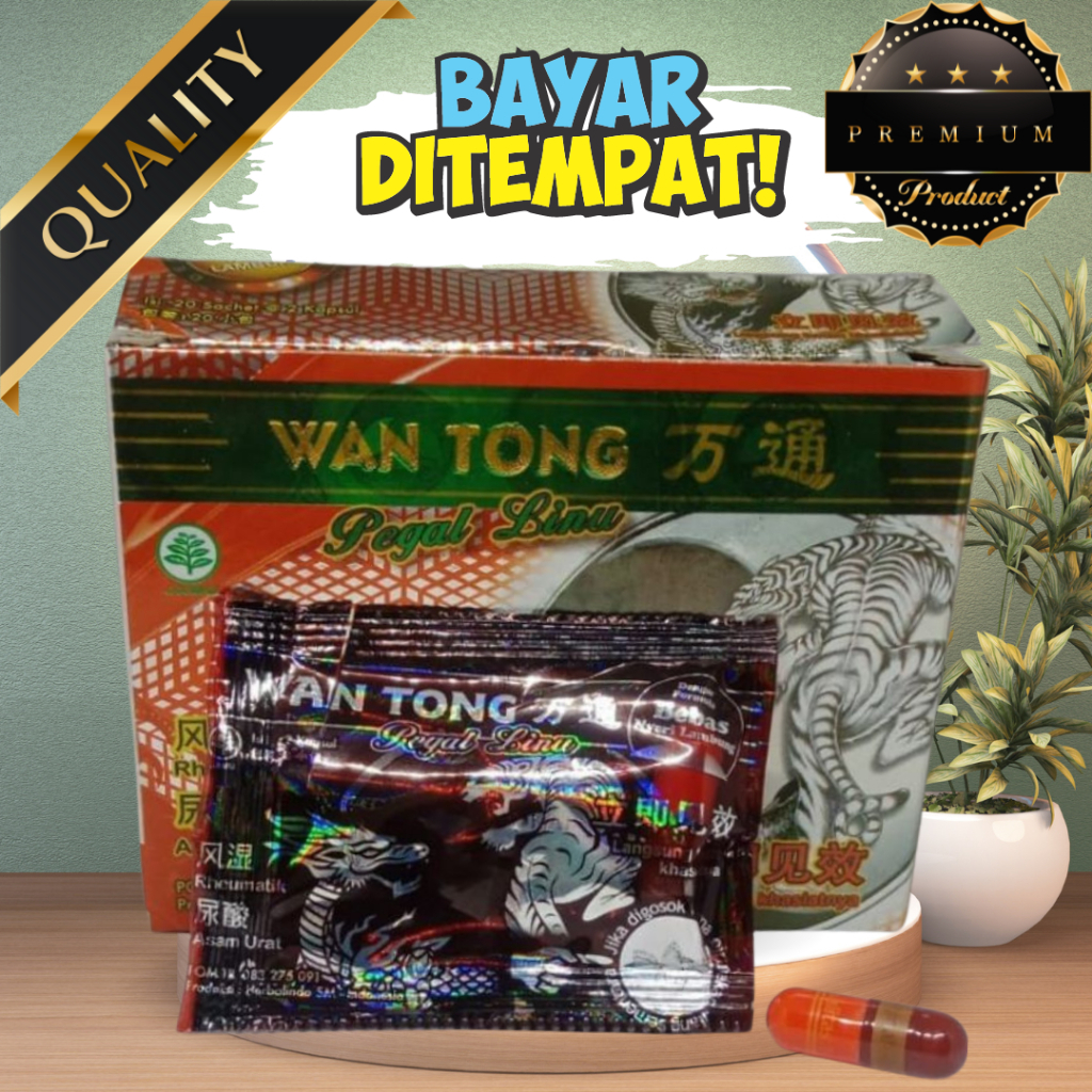 Jual wangtong / kapsul minuman herbal asam urat pegel linu rhematik ...