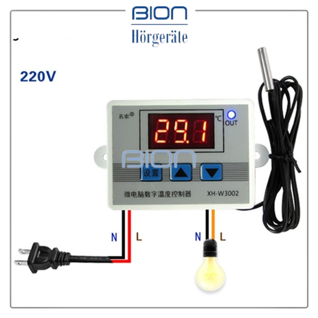 Jual Thermostat/Termostat Digital XH-W3002 220V AC Temperature ...