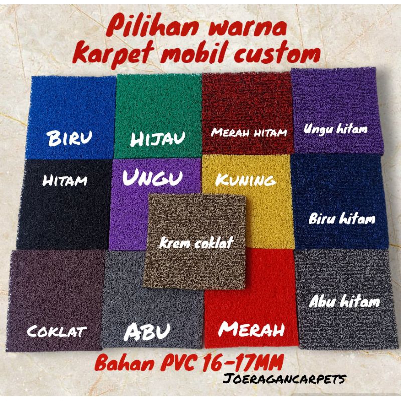 Jual KARPET MOBIL KHUSUS BAGASI SESUAI TYPE MOBIL CUSTOM | Shopee Indonesia