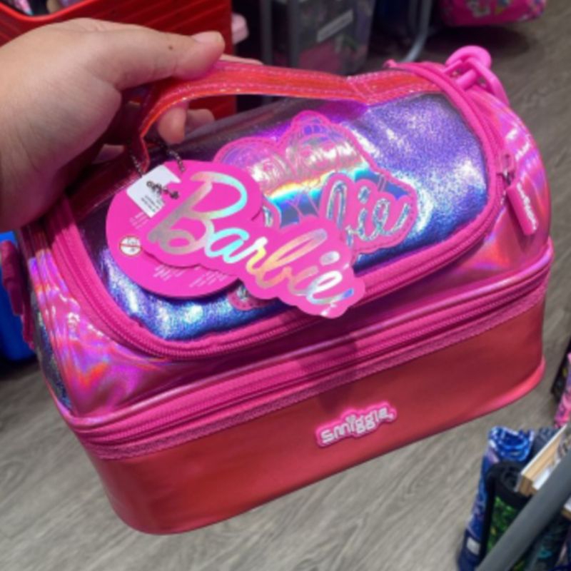 Jual Smiggle Barbie Double Decker Lunchbox With Strap Original READY ...