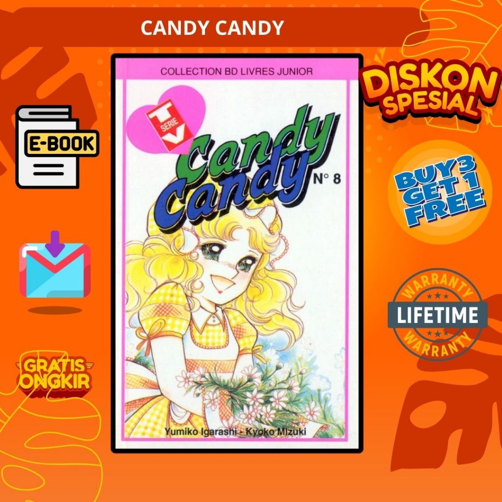 Jual Komik Digital Candy Candy Bahasa Inggris Edisi 0 s.d 9 (End ...