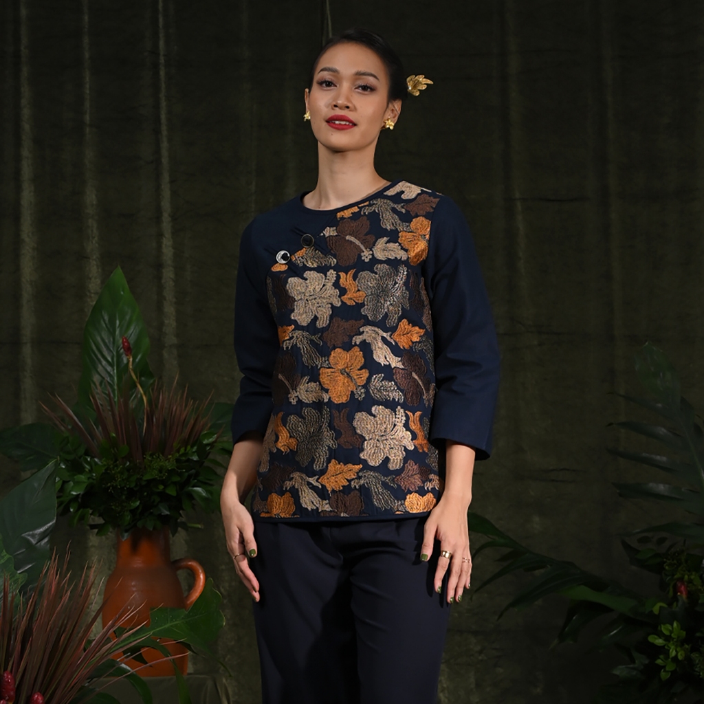 Jual NONA RARA - Nona Suksma T2981, Baju kerja blouse batik wanita ...