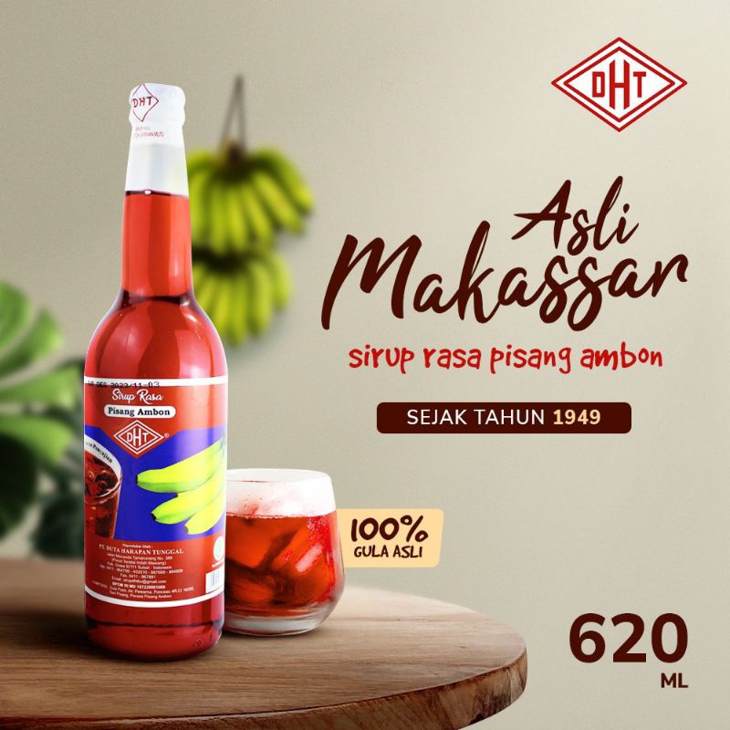 Jual DHT Sirup Rasa Pisang Ambon 620ml | Shopee Indonesia