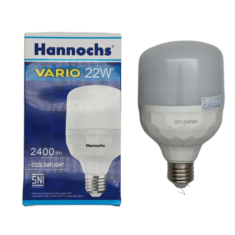 Jual Lampu LED Hannochs vario 22 watt SNI / Lampu terang Hannochs | Shopee Indonesia