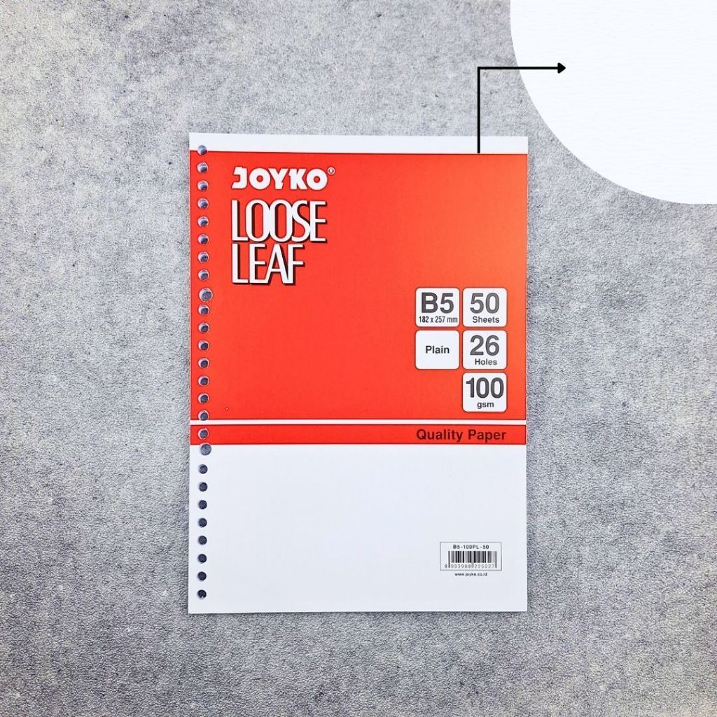 Jual Loose leaf A5 Grid Dot POLOS Joyko 100 gram KERTAS FILE | Shopee Indonesia