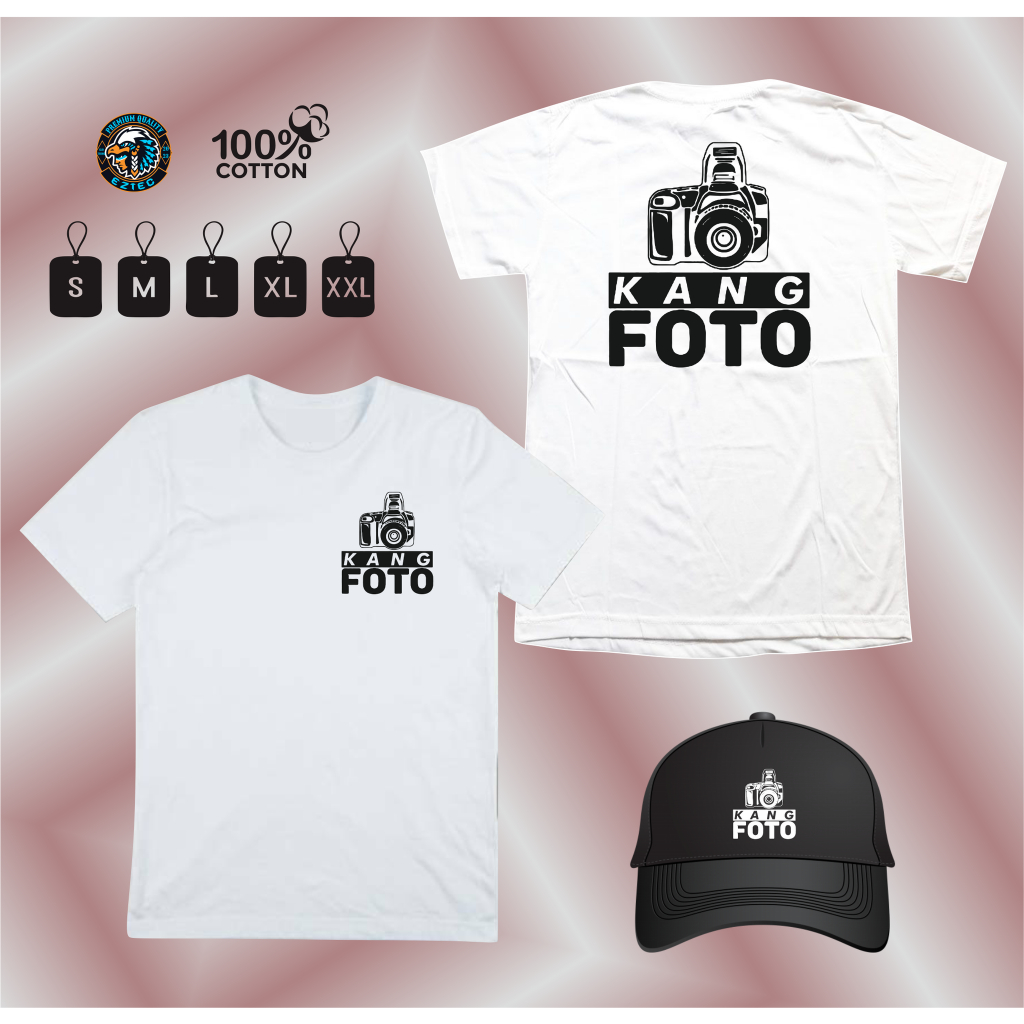 Jual KAOS DESAIN SABLON KANG FOTO SIMPLE SABLON DTF PREMIUM QUALITY ...