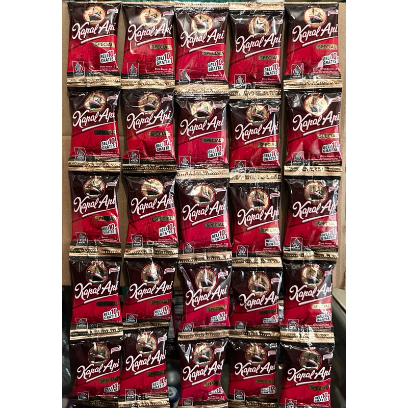 Jual KAPAL API MINI (@6gr) renceng isi 10 sachet - kopi bubuk tanpa ...
