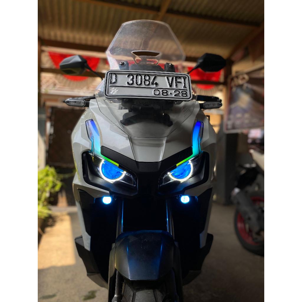 Jual LAMPU DEPAN ADV 150/160 CUSTOM PROJECTOR BI - LED PROJECTOR 2,5 ...