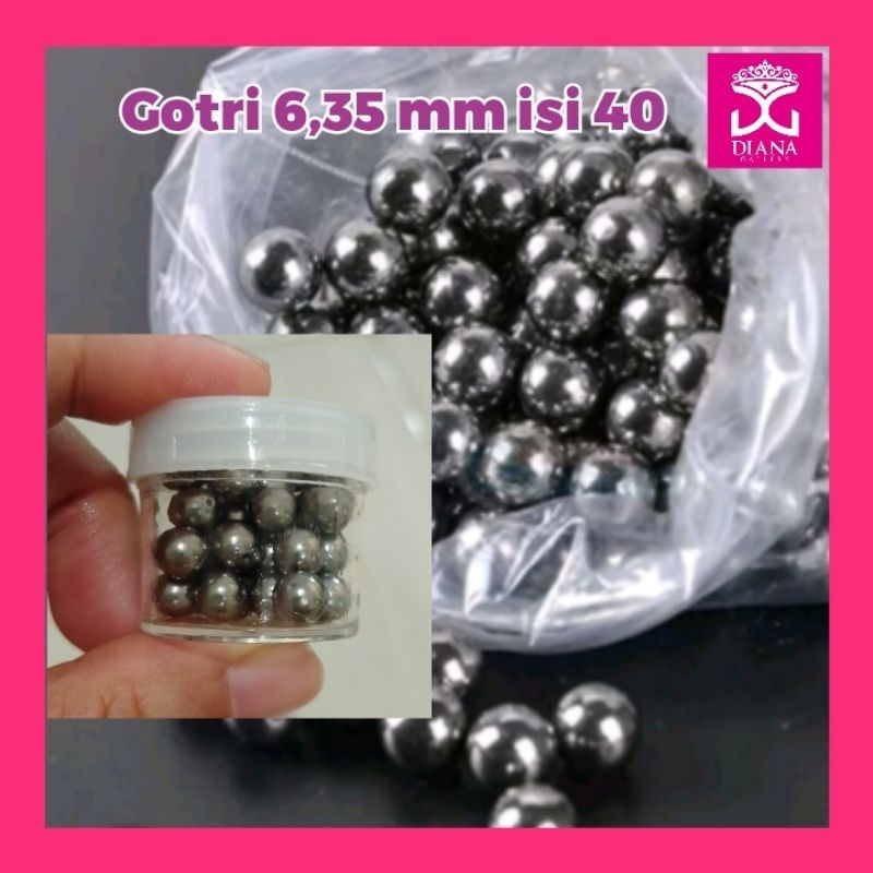 Jual Gotri 6,35 mm isi 40 butir (gotri rantai sepeda) | Shopee Indonesia
