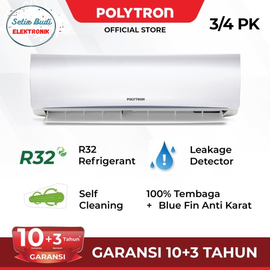 Jual Polytron AC Deluxe2 3/4 PK PAC 07VH Standard Self Cleaning r32 ...