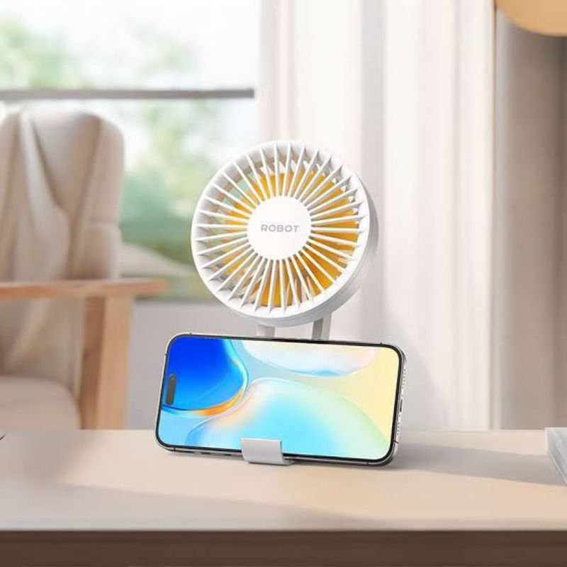 Jual MINI FAN Robot RT-BF22 Foldable Kipas Angin Portable 1200mAh Type ...