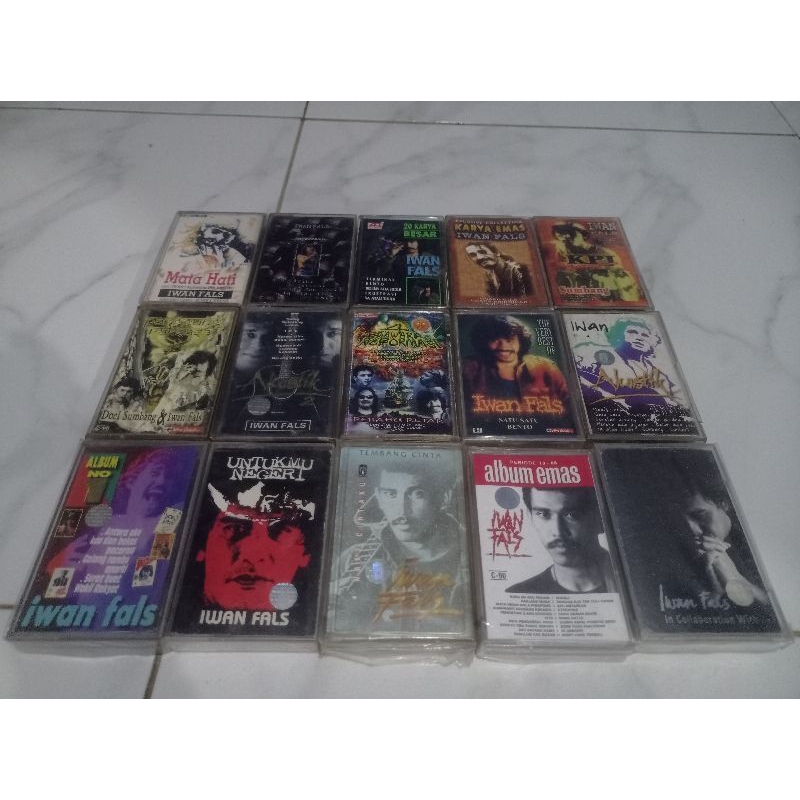 Jual Kaset Iwan fals paket 15 kaset | Shopee Indonesia