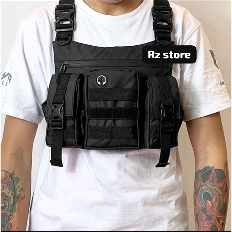 Jual KODE A9L6 Tas Dada Pria Tas Rompi ChestBag Anti air Bahan Bimo ...