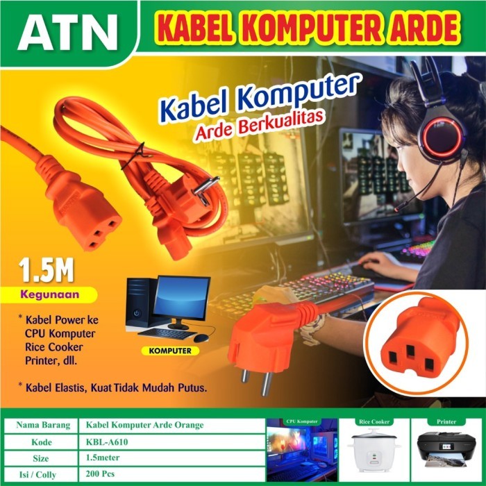 Jual Kabel Komputer Kabel Magic Com Rice Cooker Kabel Power Multifungsi ...
