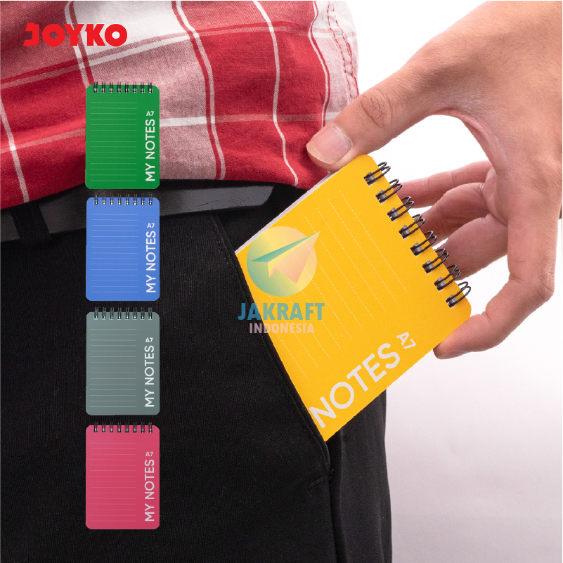 Jual (1 Pcs) Notebook Spiral Pocket A7 JOYKO NB-740 Buku Tulis Catatan ...