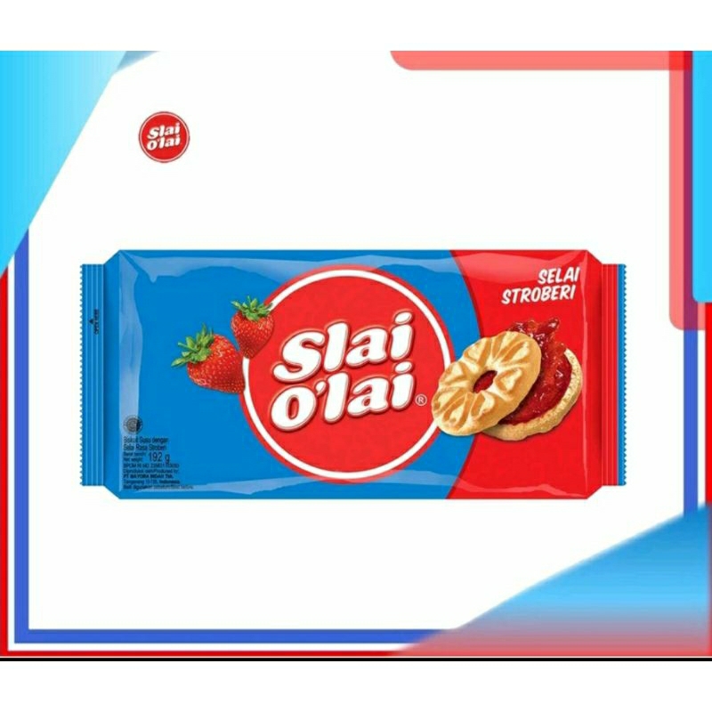 Jual Slai O'lai Biskuit Susu Selai Strawberry 192 gr | Shopee Indonesia