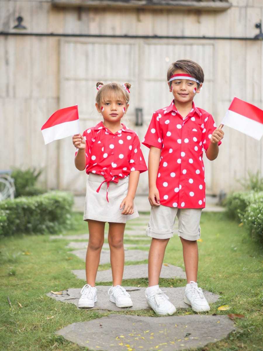 Jual Sweet Joey - Baju Anak Agustusan Kemerdekaan Indonesia Polkadot ...