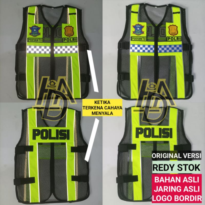 Jual rompi polisi lantas rompi polisi jaring terbaru marka | Shopee ...