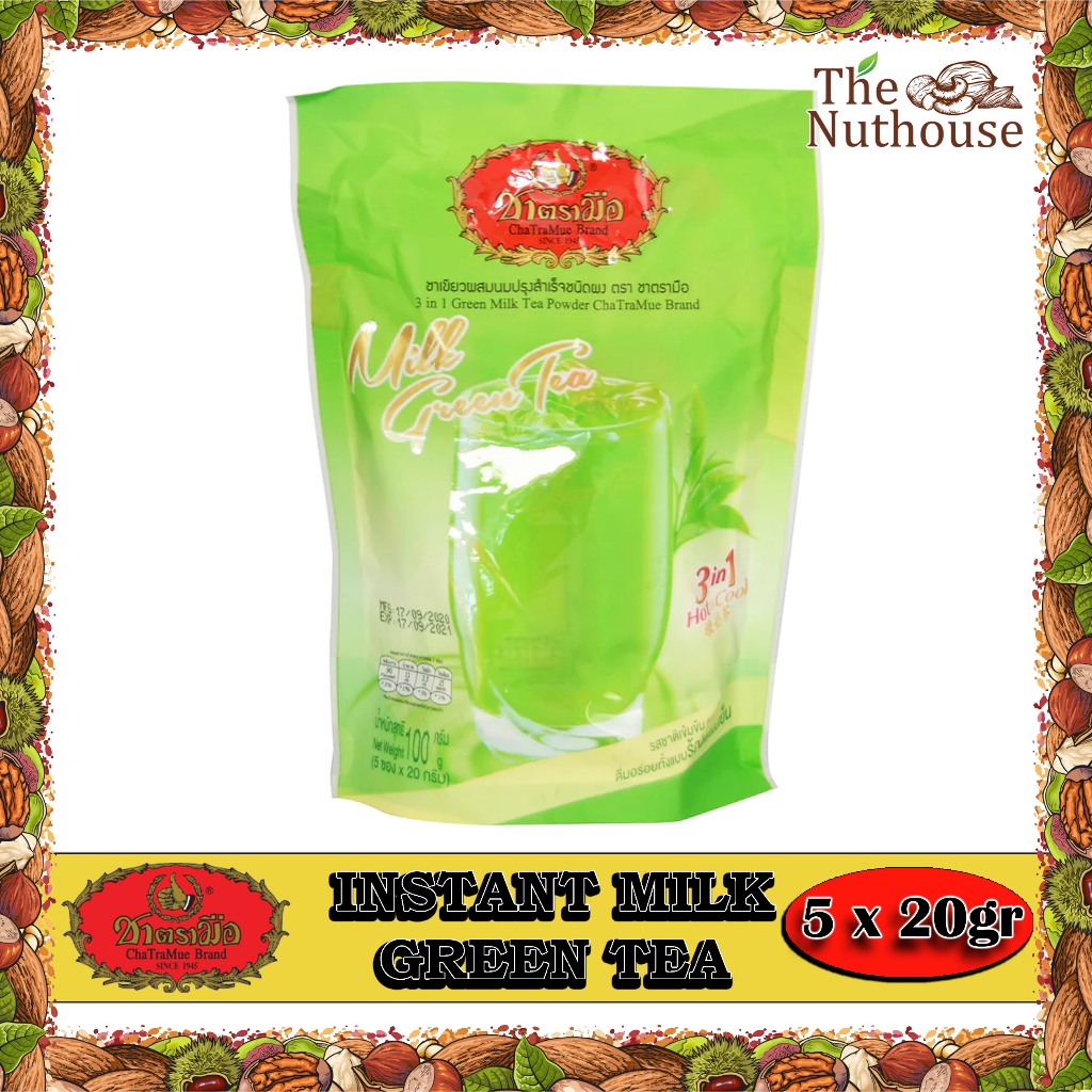 Jual ChaTraMue Brand - Thai Milk Green Tea Instan Powder 3 in 1 / Teh ...