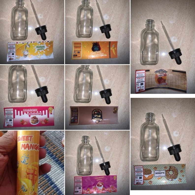 Jual KODE D34W Botol Kaca Pipet Bening Berkualitas | Shopee Indonesia