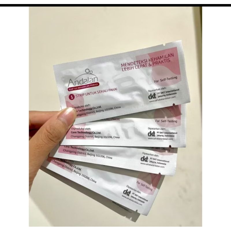 Jual (manukanmall) Test Pack Andalan Strip Murah Tespek Testpack ...