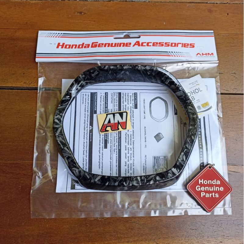 Jual Garnish Headlight Headlamp Cap Honda Stylo 160 Carbon Celup WTP ...