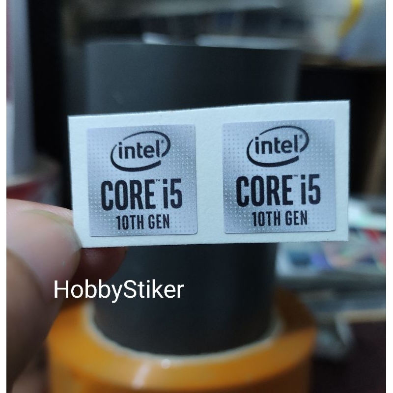 Jual stiker core i5 gen 10 custom premium glossy bertekstur | Shopee ...