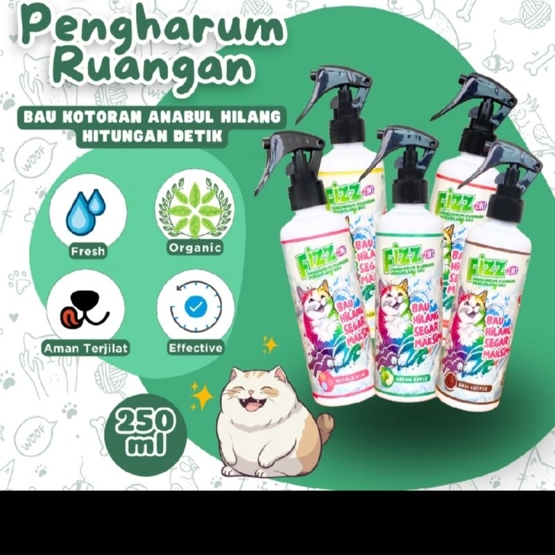 Jual Fizz 2in1 Spray Pengharum Ruangan dan Penghilang bau 250 ml ...