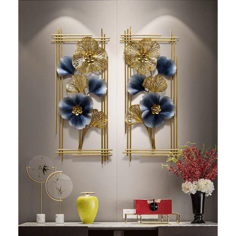 Jual Hiasan dinding mewah wall decor besi estetic berbentuk bingkai ...