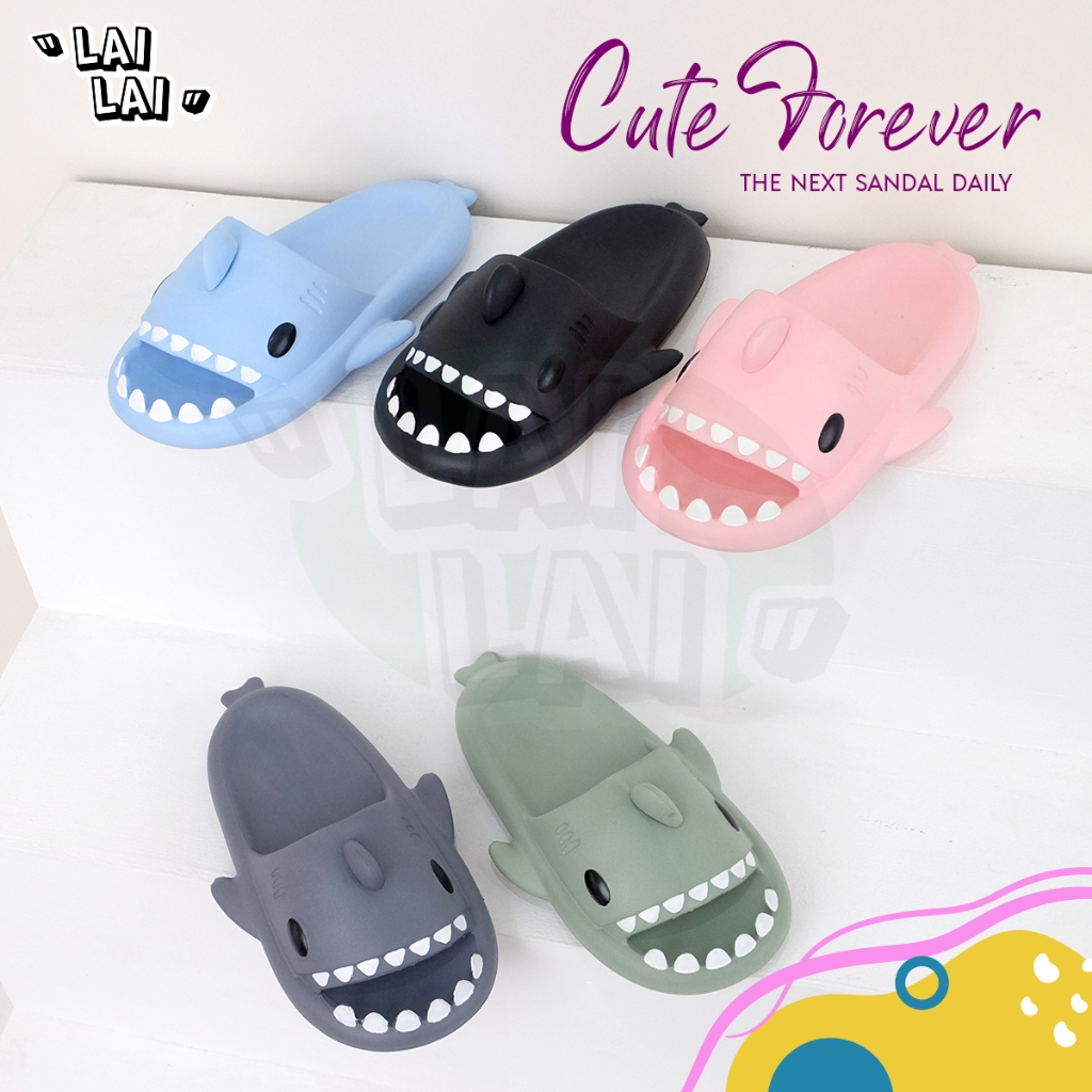 Jual Sandal Hiu Bahan Eva Sandal Rumah Sandal Wanita Korea Sandal Slop ...