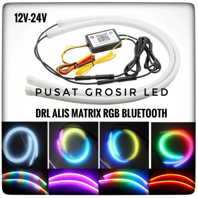 Jual 12Volt-24Volt - LED Alis Matrix RGB Bluetooth Universal Motor ...