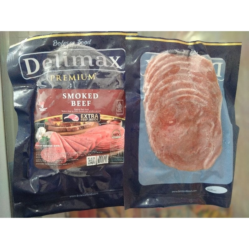Jual smoked beef delimax premium 200gr | Shopee Indonesia