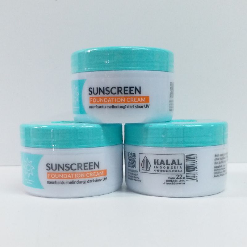 Jual ( Original ) Viva Cosmetics Sunscreen Foundation Cream 22g - Ecer ...