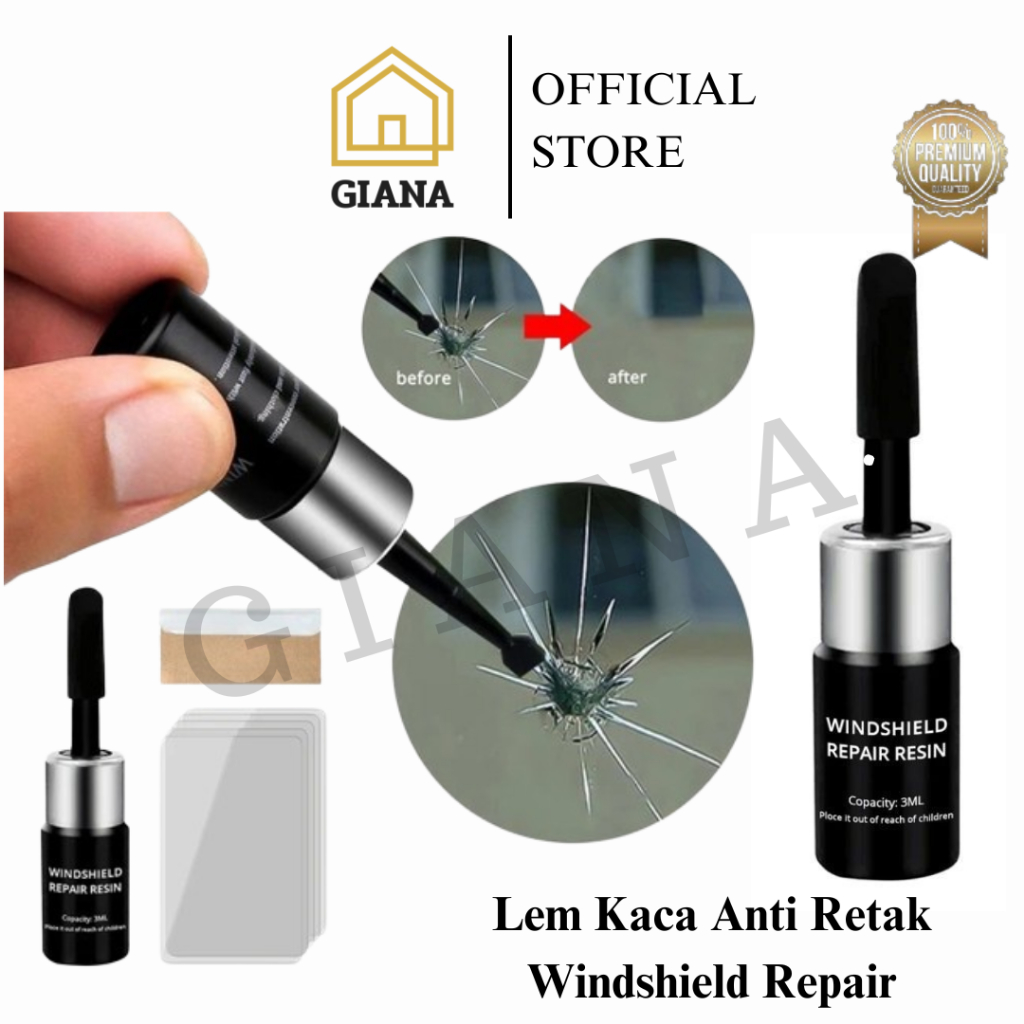 Jual GIA Lem Kaca Anti Retak Windshield Window Repair Lem Kaca LCD ...