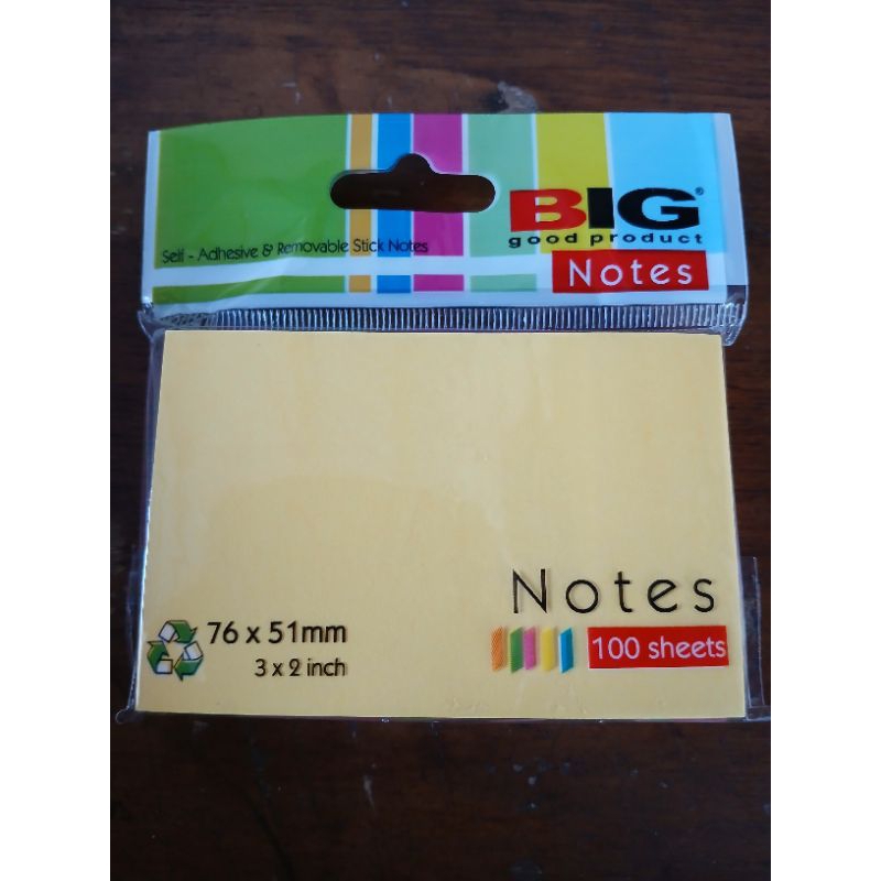 Jual STICKY NOTES BIG 76 X 51mm RAINBOW (Memo / Post It) | Shopee Indonesia