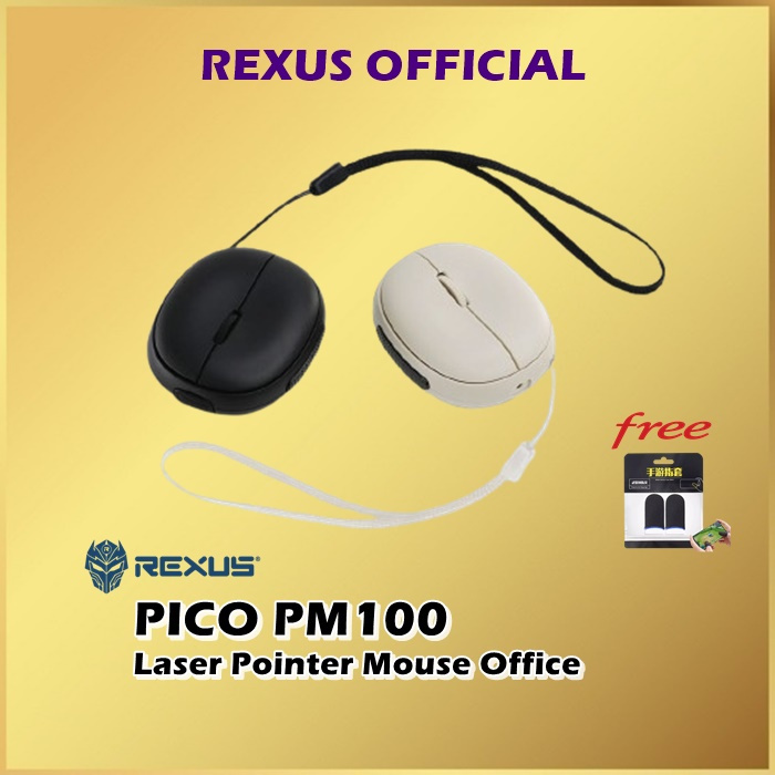Jual Rexus Pico PM100 Laser Pointer Mouse Office PM-100 | Shopee Indonesia