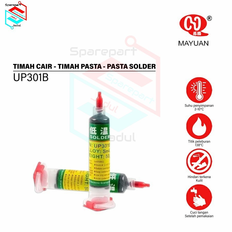 Jual Mayuan 301B Timah Pasta / Timah Cair / Jump wire Paste / Solder ...