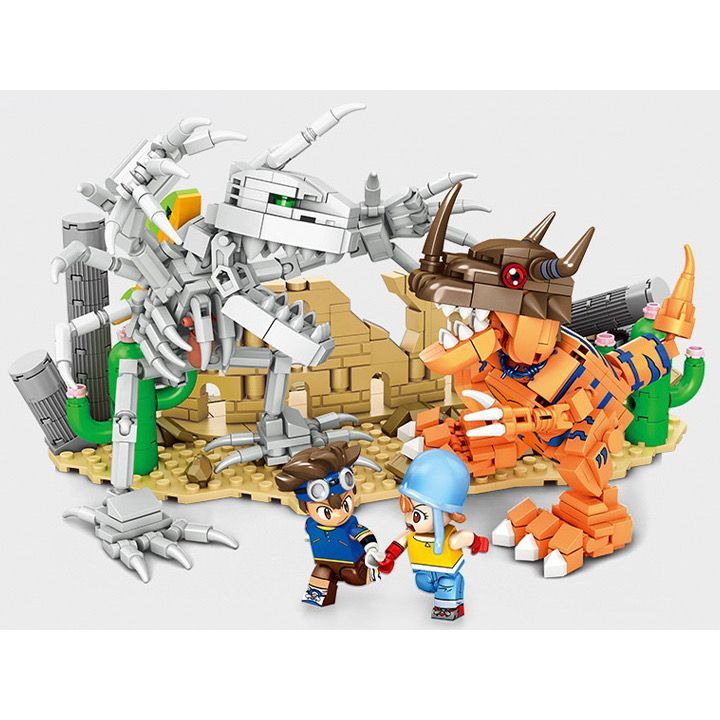 Jual Sembo Bricks Digimon Adventure Wargreymon Garurumon Original ...