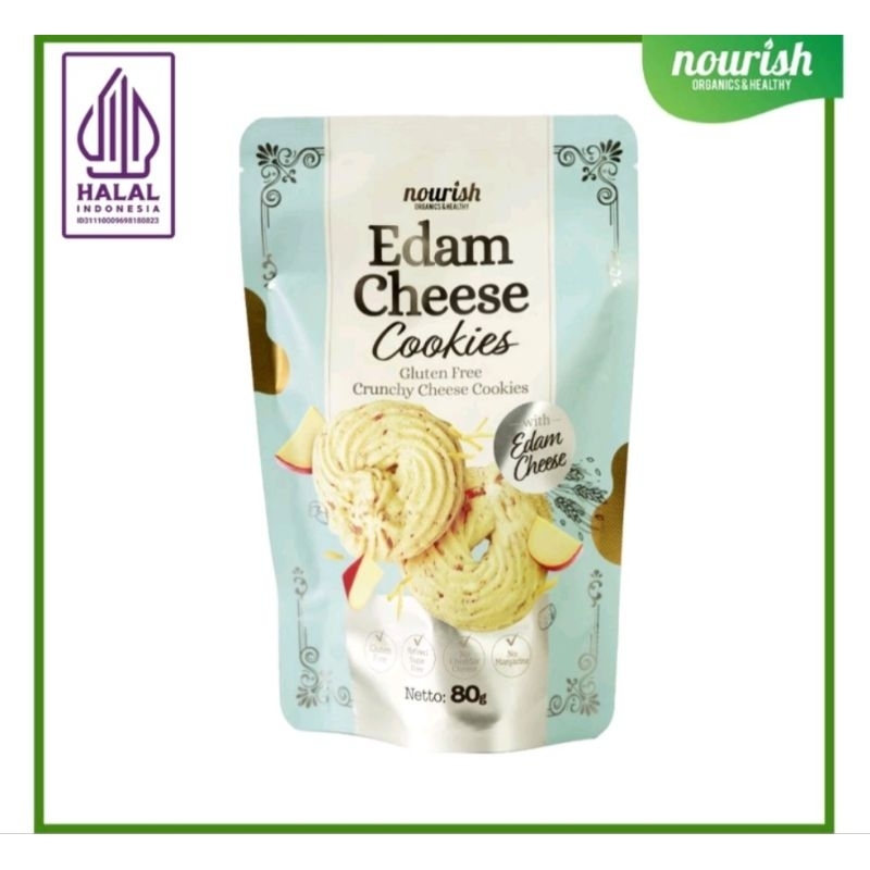 Jual Nourish - Cheese Edam Cookies - Gluten free Cookies 80gr | Shopee ...