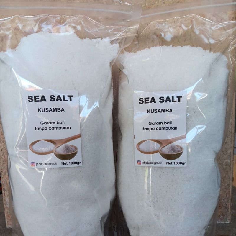 Jual 250g Garam Bali KUSAMBA crystal flake & fine grain | Shopee Indonesia
