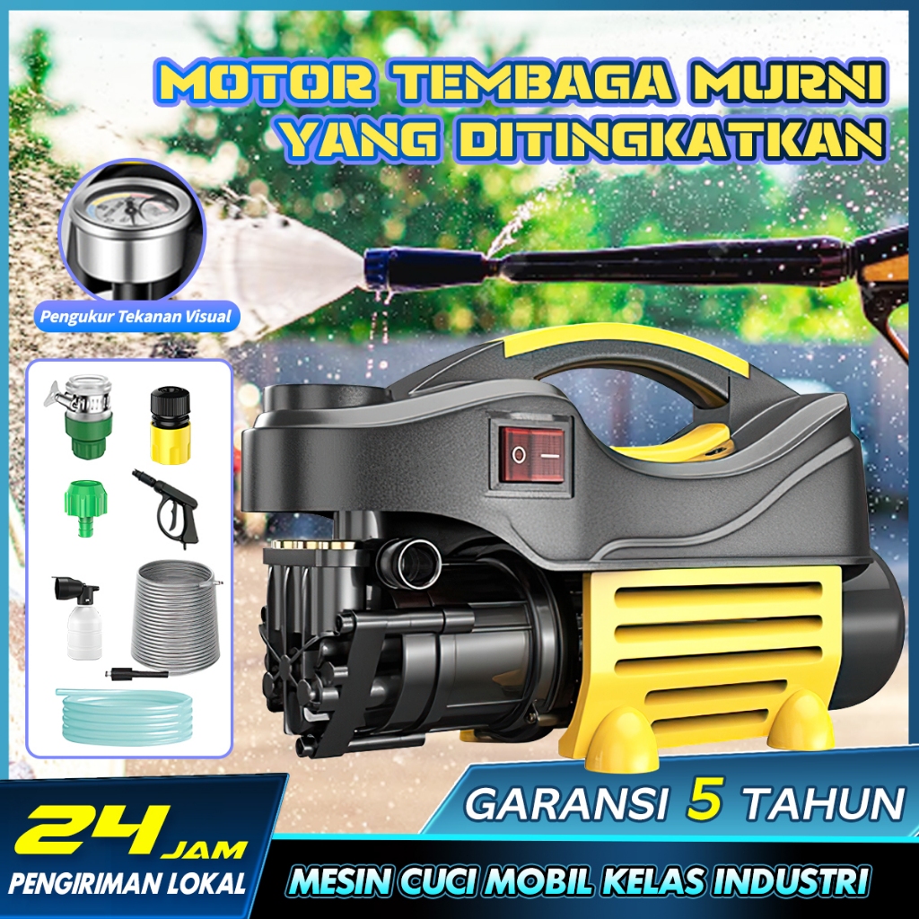 Jual [COD] SOARFLY Alat steam cuci motor & mobil Jet Cleaner High Pressure Car Washer Mesin Cuci ...