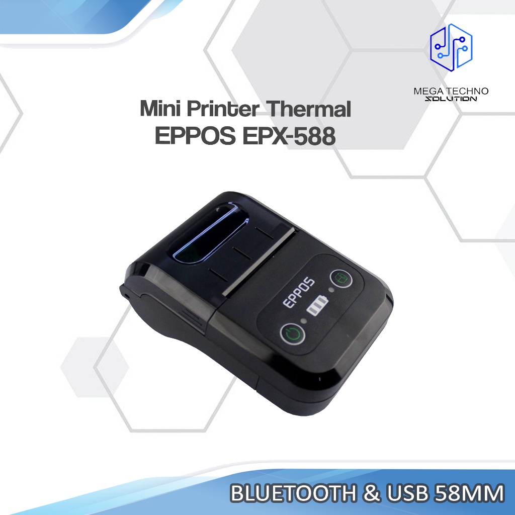 Jual Mini Printer Thermal Bluetooth USB EPPOS - EPX588 58mm Murah | Shopee Indonesia