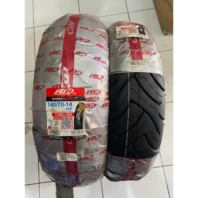 Jual Ban FDR Sport Xr Evo 140/70-14(Tubeless) | Shopee Indonesia